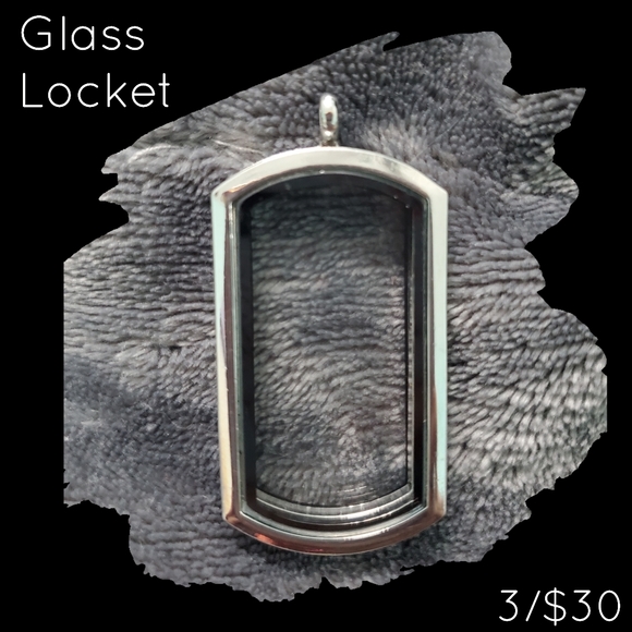 Jewelry | Floating Glass Locket W 3 Free Charms 33 | Poshmark